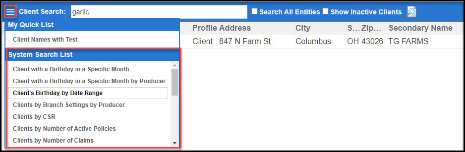 How do I use an advanced search or system search? - Partner Platform