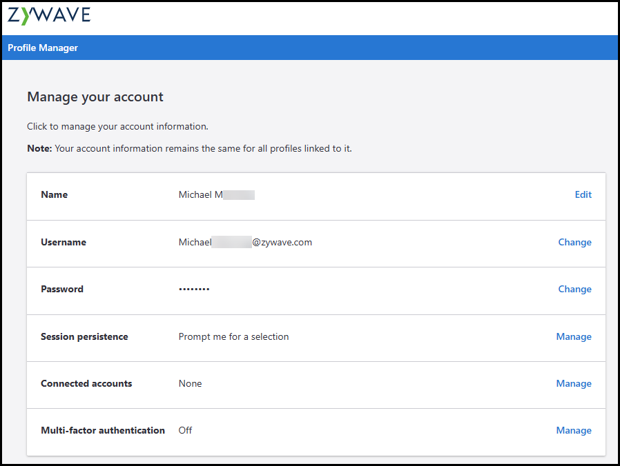 How do I change or update my Zywave login credentials? - Zywave Platform