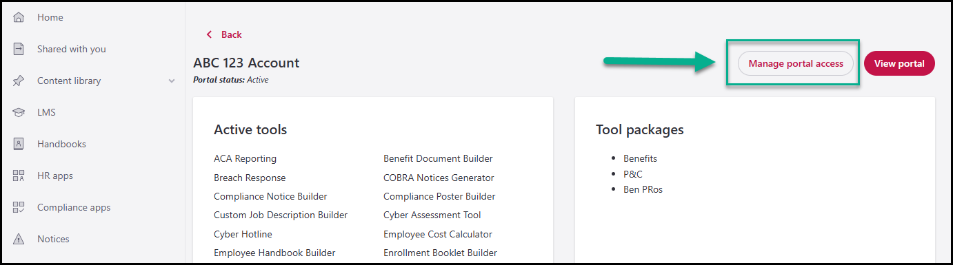 How do I deactivate the Client Portal for a client without deactivating ...