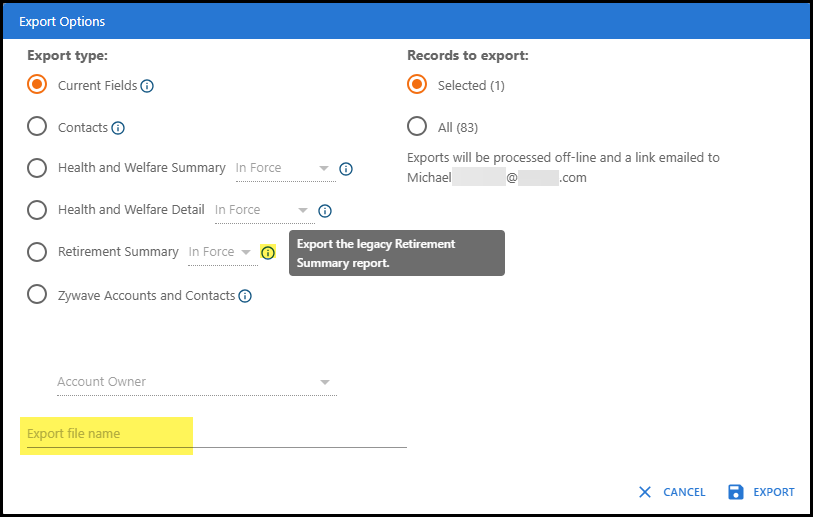 Exporting Company and Contact Data Made Easy - miEdge