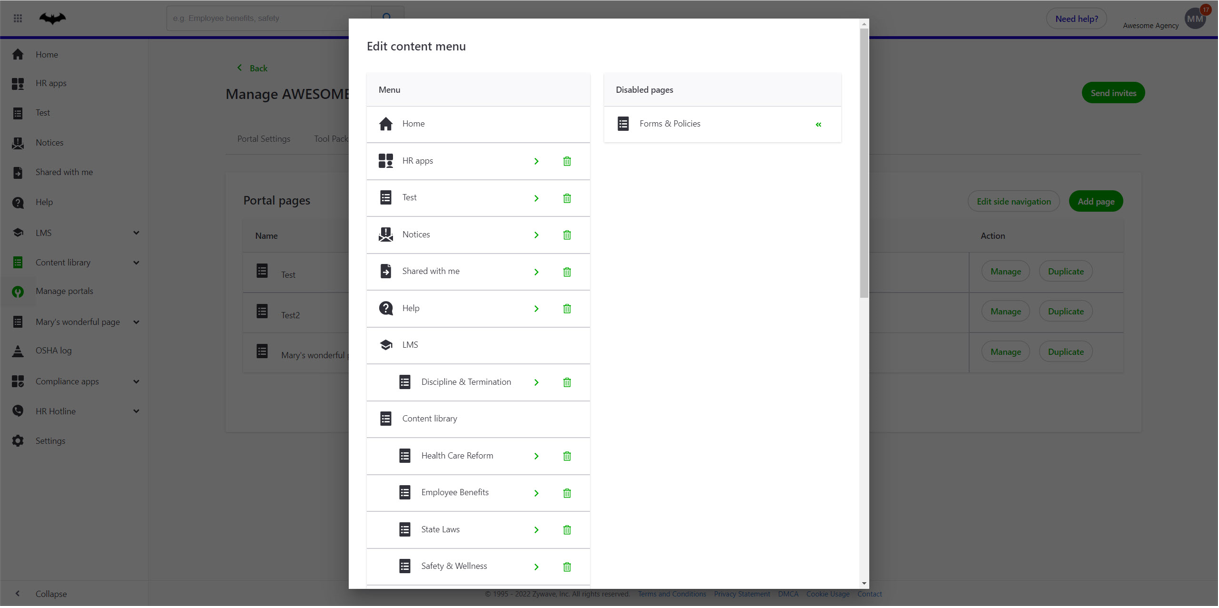 Add custom pages - Client Cloud