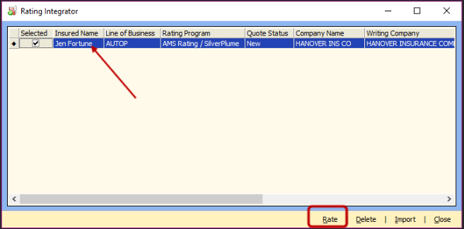 PL Rater Integration and Use - Partner Platform