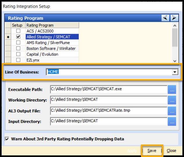 How to set up and rate a policy using the Applied Rater integration ...