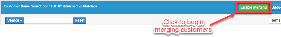 How to enable merging of customers - Agency Matrix