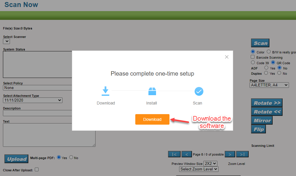 How to scan into Agency Matrix - Agency Matrix