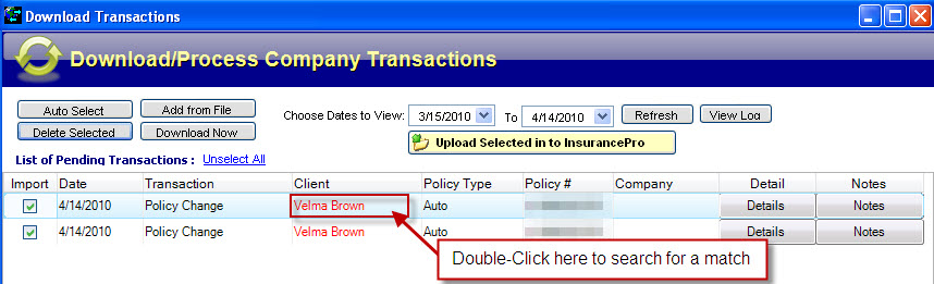 How do I avoid duplicate entries when processing downloads? - InsurancePro