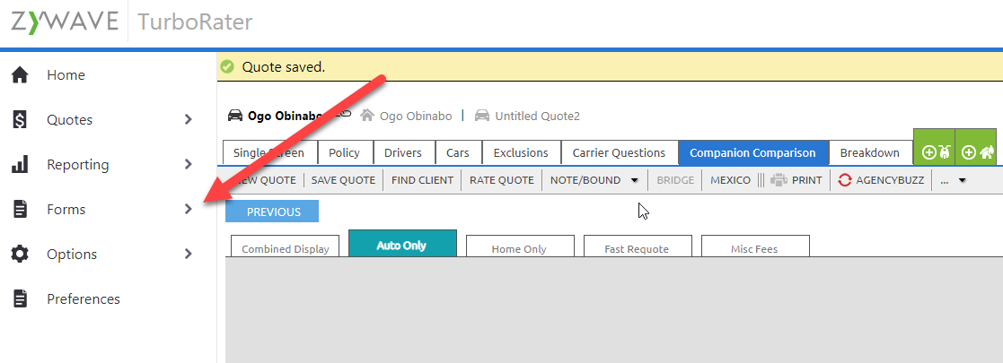 How do I generate a quote letter? - TurboRater
