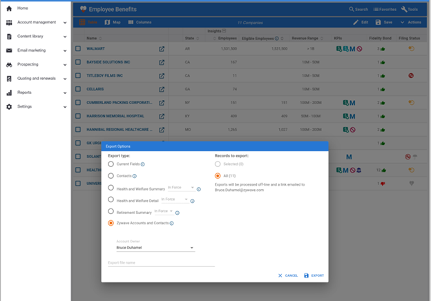 Importing miEdge Data into Account Management - Zywave Account Management