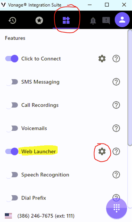 How to set up Vonage VOIP - Agency Matrix