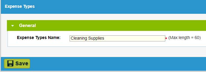 How to add expense type - Agency Matrix