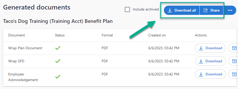 How do I create a new Wrap/SPD document? - Benefit Document Builder