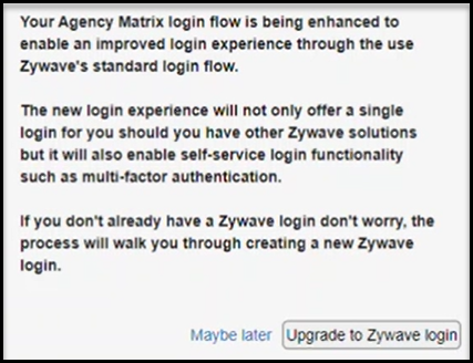 How do I use the new Zywave login experience? - Agency Matrix