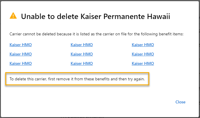 How do I update carrier information in Benefit Document Builder? - Benefit Document Builder