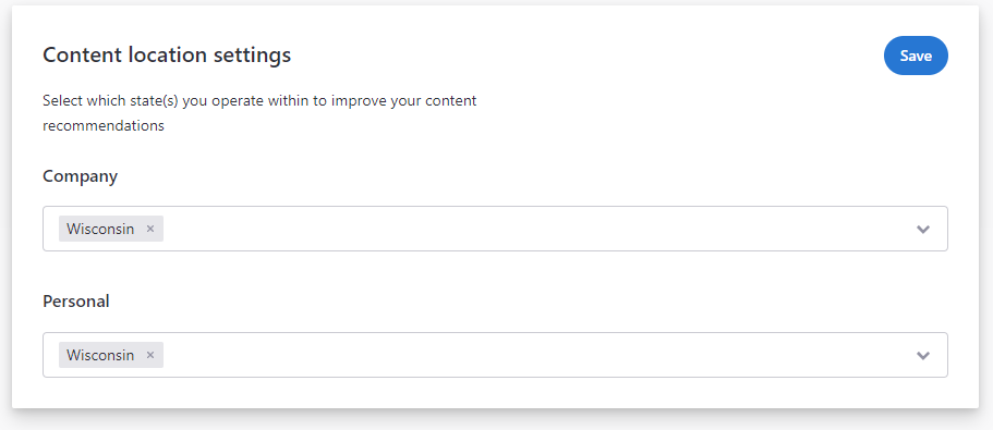 What are Content location settings? - Content Cloud