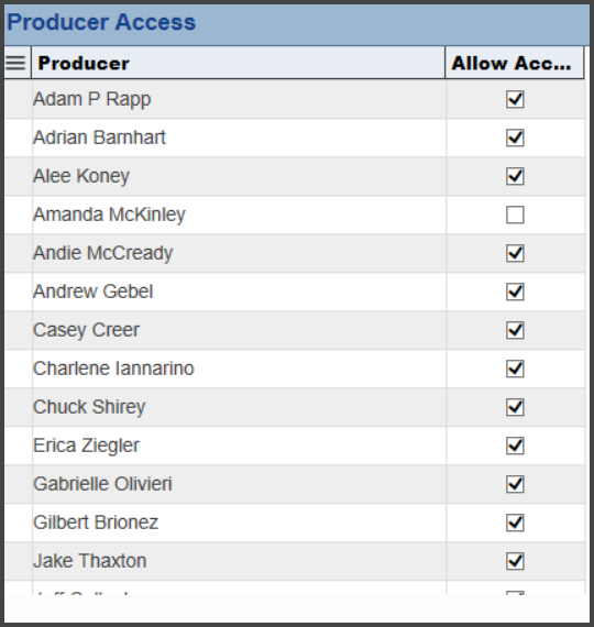 What do User Access Permissions affect? - Partner Platform