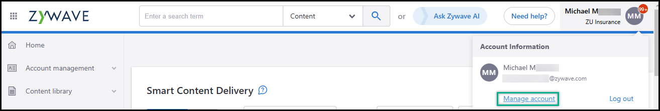 How to link or switch your profile in the Profile Manager - Zywave Platform