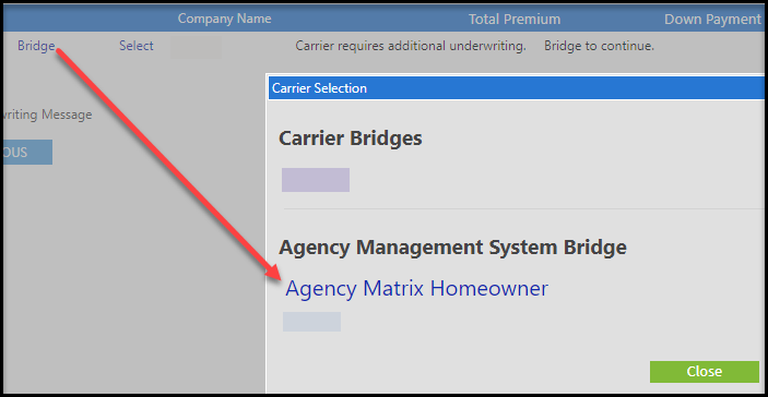 How do I set up and use the bridge between TurboRater and Agency Matrix? - Zywave Integrations